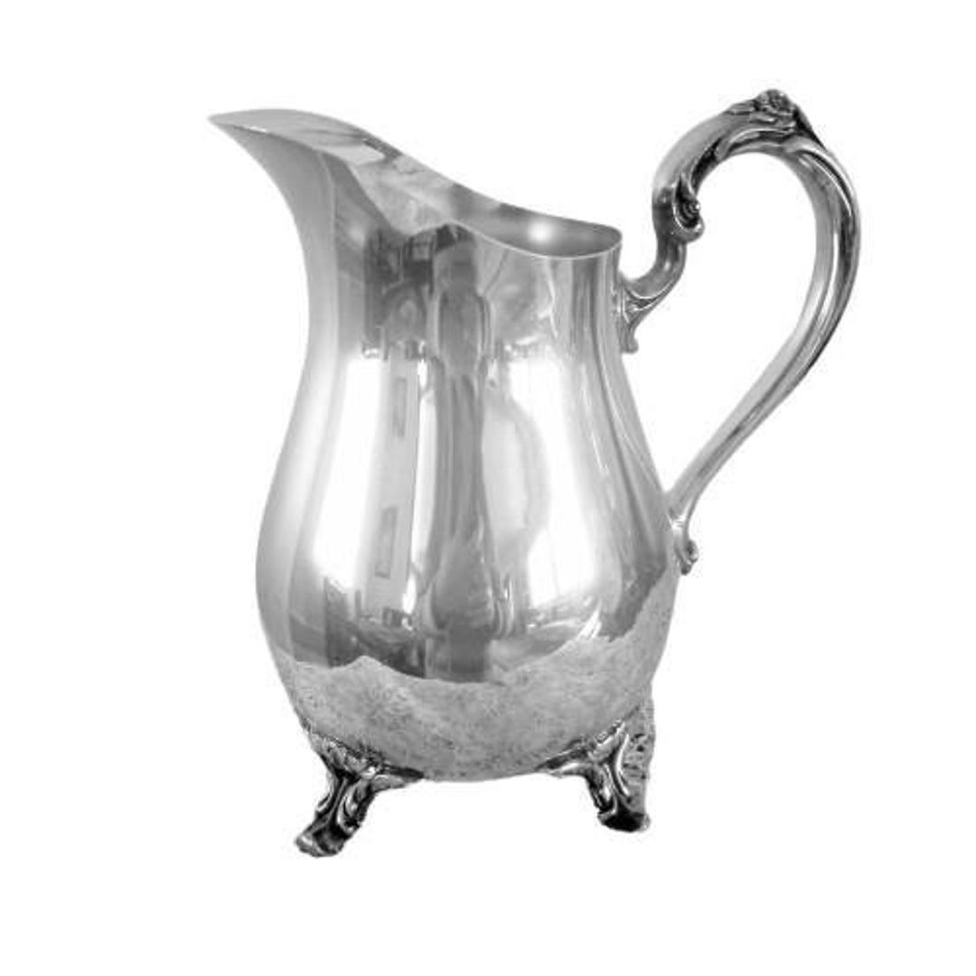 WM Rogers Silverplated Pitcher Vintage Silver Plate Pitcher - Etsy