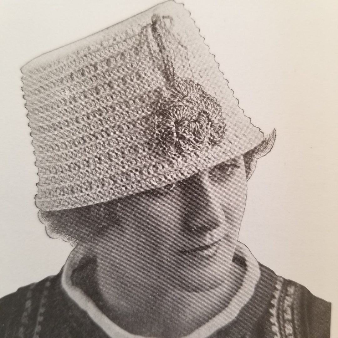 1920s Antique Crochet Hat Pattern Download, Vintage Hat Pattern, Silk ...