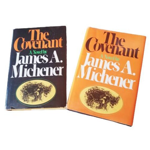 The Covenant 1980 A Novel by James A.michener Volumes 1 and | Etsy
