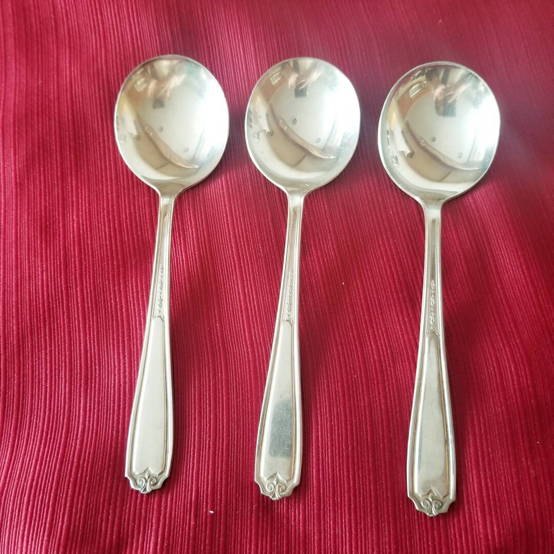 Lot of 3 National Silver Co EPNS Spoons NS Co EPNS Serving - Etsy