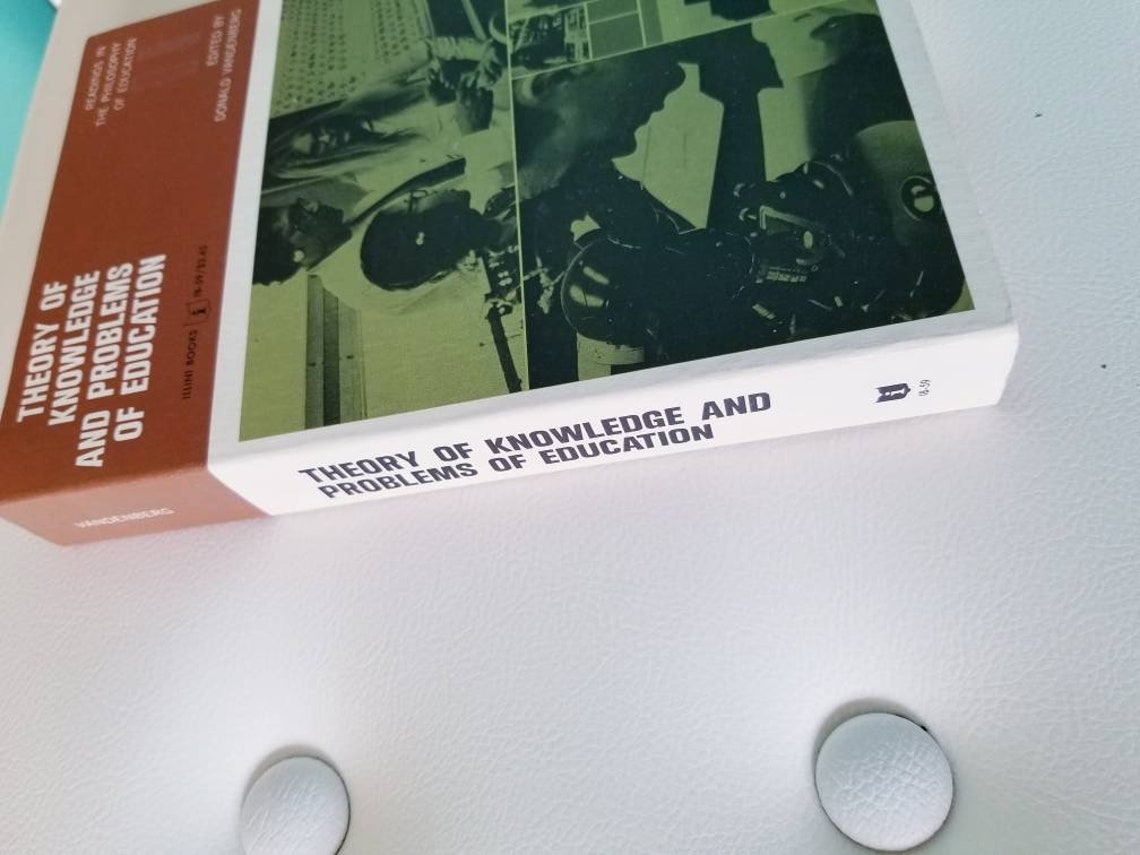 Vintage Book 1969 Theory of Knowledge and Problems of | Etsy