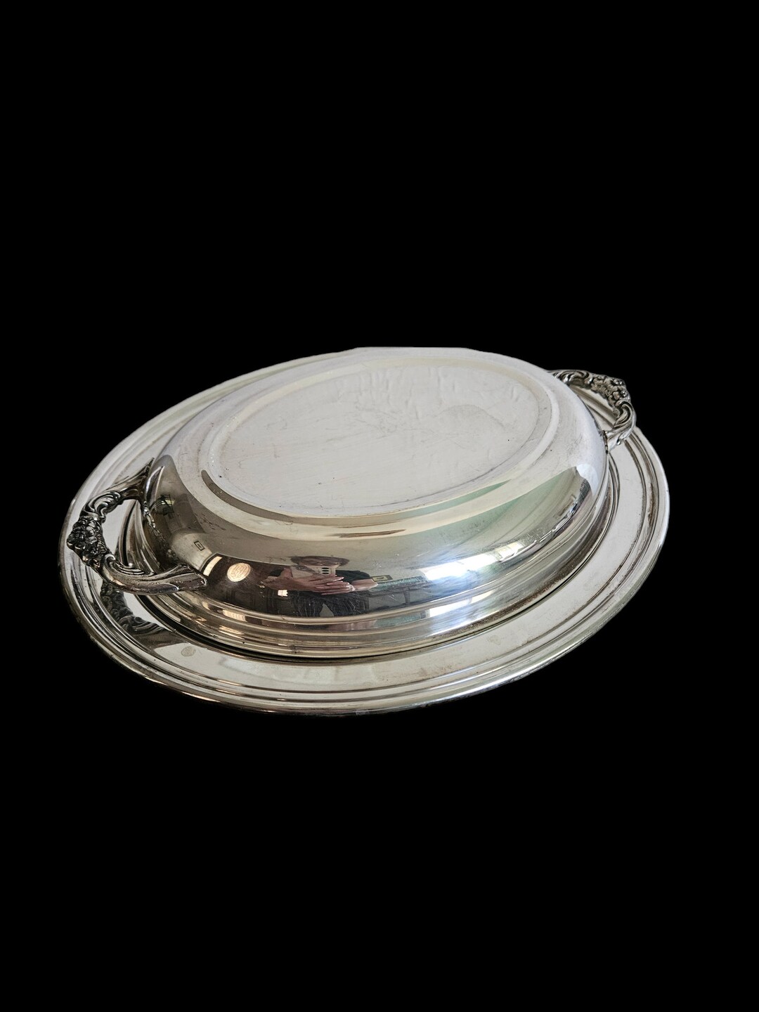Vintage Sheridan Silverplate Serving Bowl With Lid, Silver Plated Bowl ...