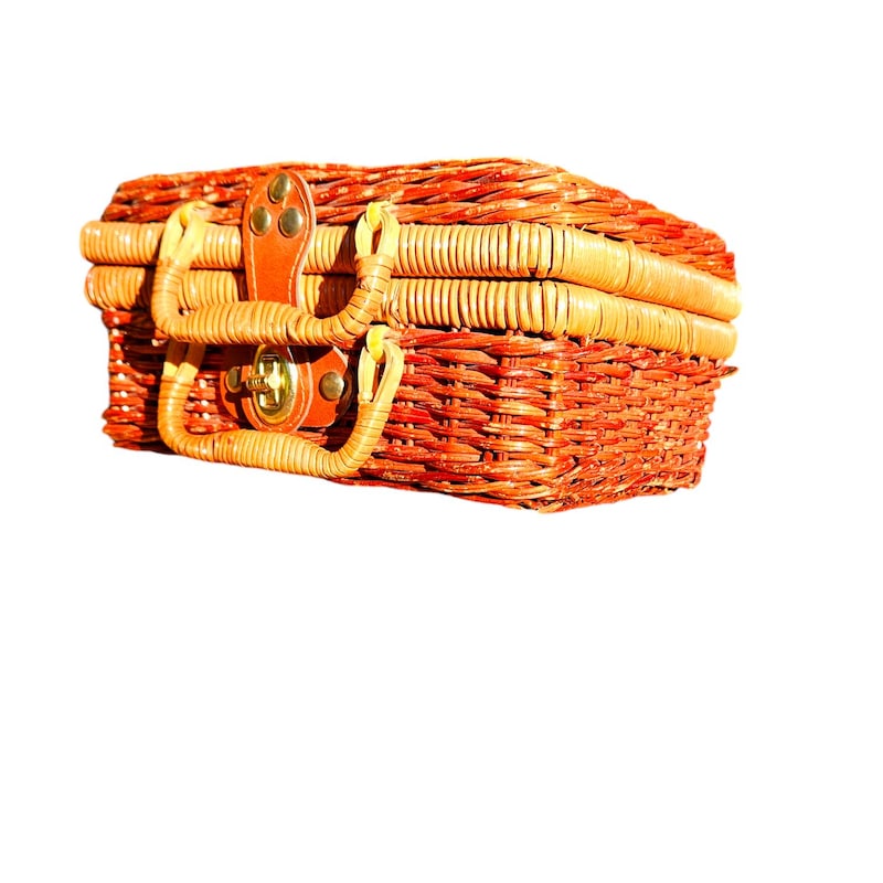 Wicker Suitcase - Etsy