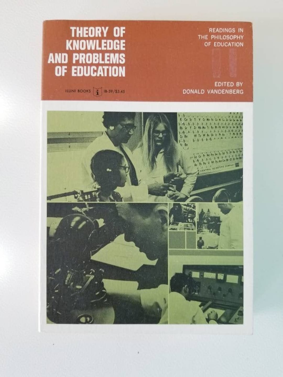 Vintage Book 1969 Theory of Knowledge and Problems of Education Edited ...