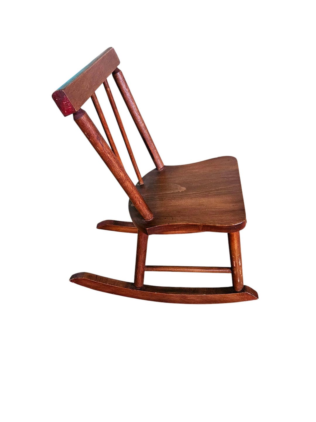 Vintage Toy Rocking Chair, Wooden Doll Chair 18", Doll Furniture, Toy ...