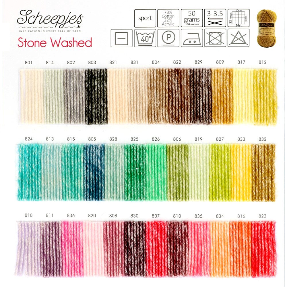 Scheepjes Stone Washed | Etsy