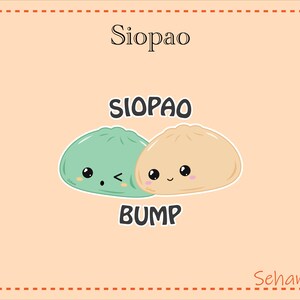 Sweet Cute Kawaii Siopao, Steamed Bun, Bao, Manapua Clipart Digital ...