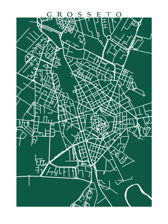 Grosseto Tourist Map