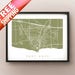Ukrainian Village Map - Chicago Neighbourhood Art Print - Etsy
