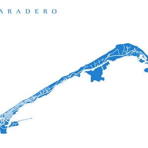 Varadero Map Print - Cuba Poster - Etsy