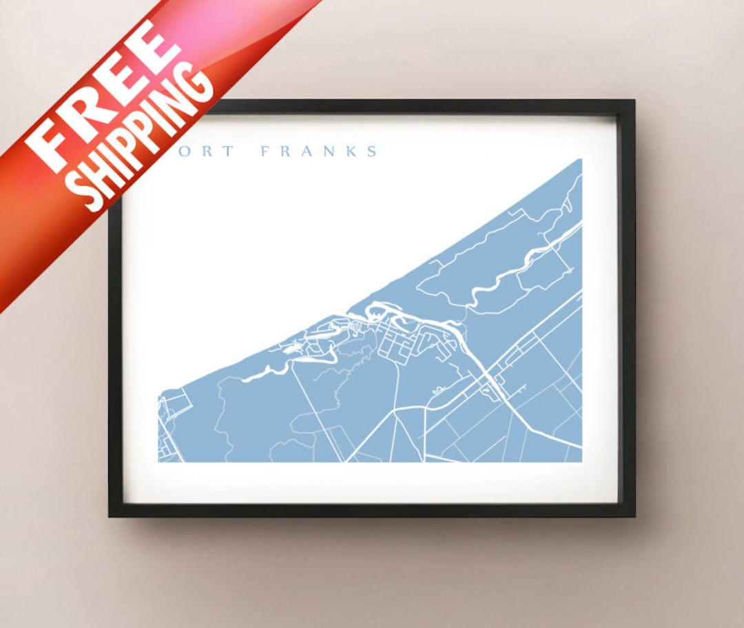 Port Franks, ON Map - Ontario Poster Art - Etsy