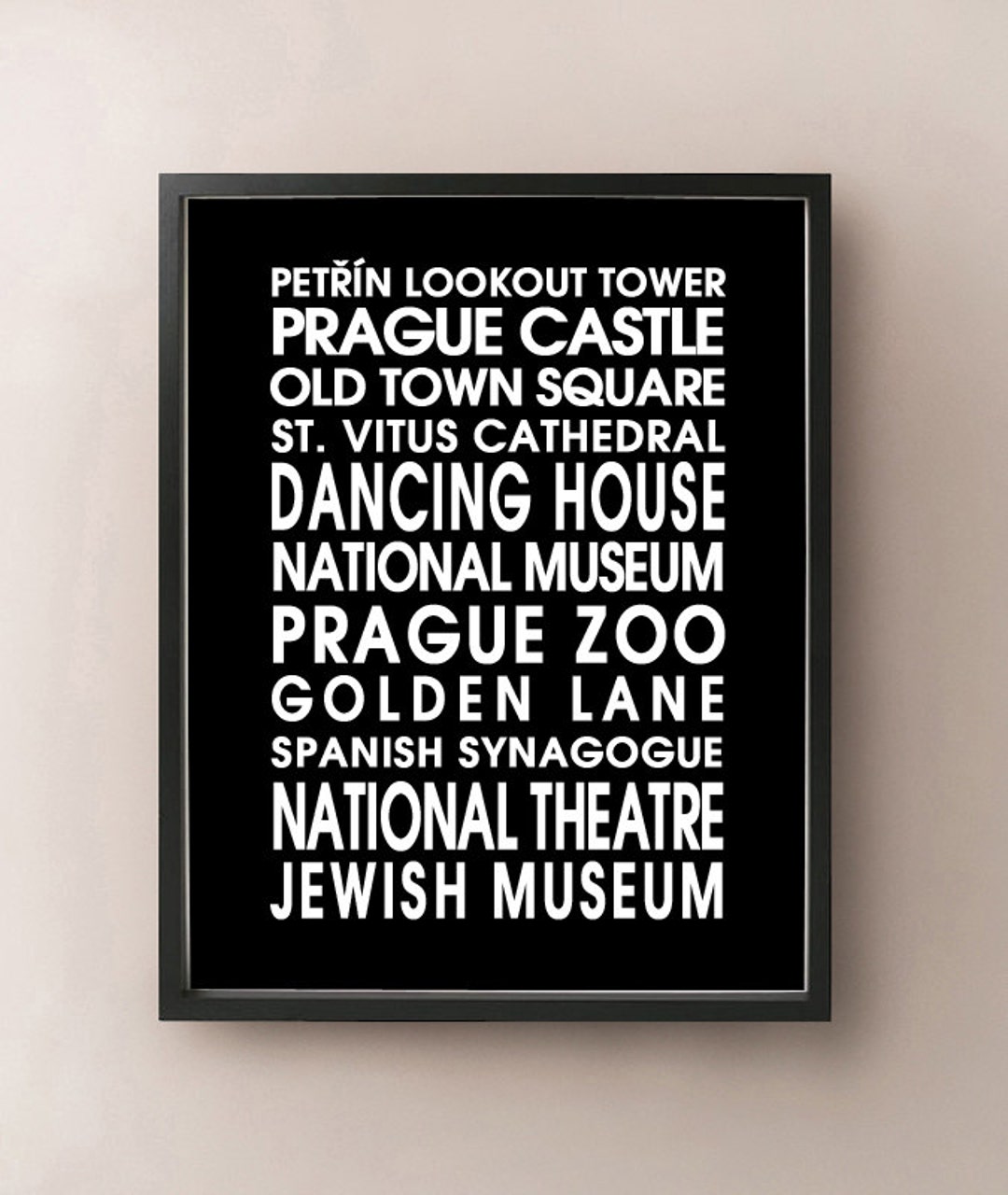 Prague Bus Roll - Czech Republic Poster - Etsy