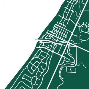 Grand Bend Map - Ontario Poster Art - Etsy