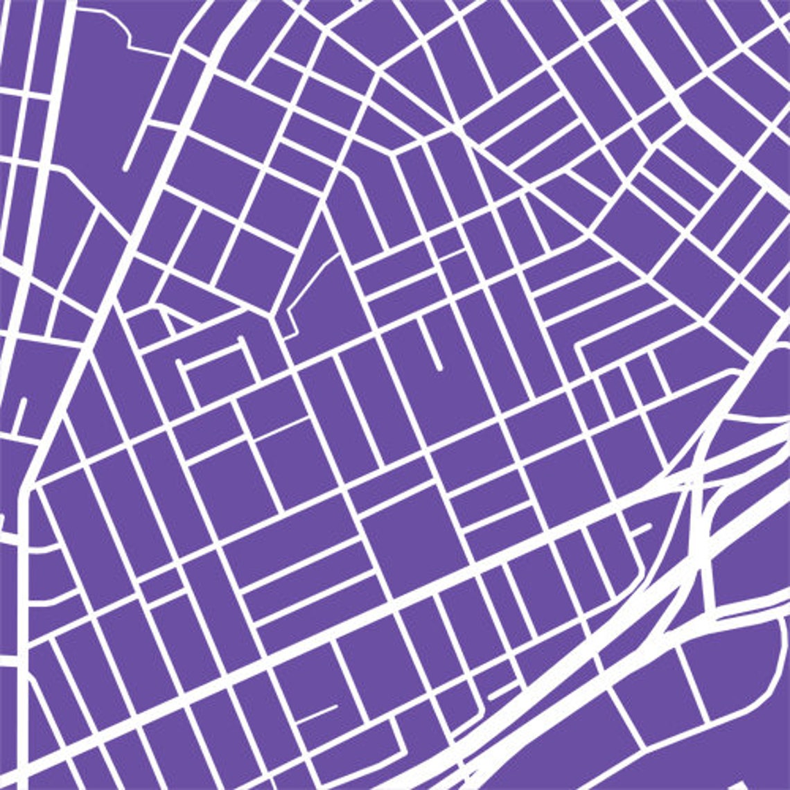 Fishtown Philadelphia Map Print Philly Art Poster - Etsy