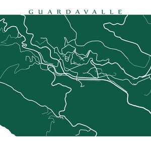 Guardavalle, Calabria - Italy Map Print - Etsy
