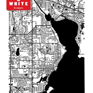 Safety Harbor, FL Map Print - Pinellas County, Florida Poster - Etsy