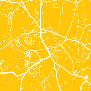 Belchertown, MA Map Print - Massachusetts Poster - Etsy