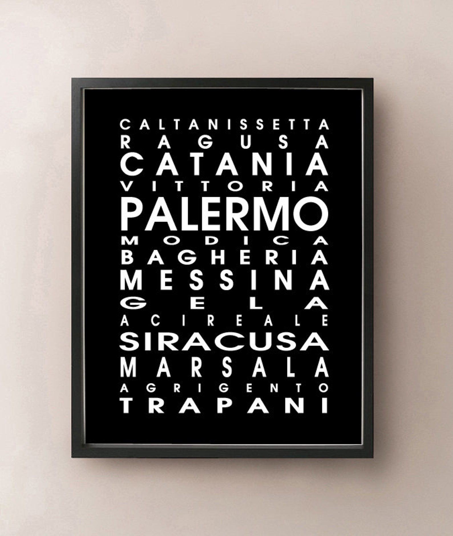 Sicily, Italy Bus Roll - Sicilia, Italia Arte - Etsy