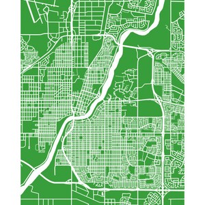 Saskatoon Map Print - Saskatchewan Poster - Etsy