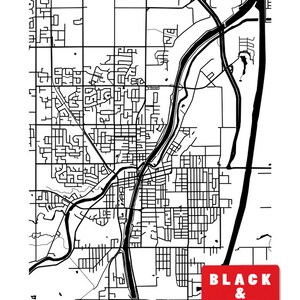 Welland, ON Map - Canada Wall Art - Ontario - Niagara Region - Etsy