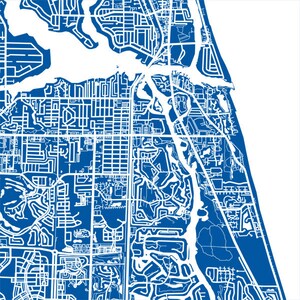 Jupiter, FL Map Print - Florida Poster - Etsy