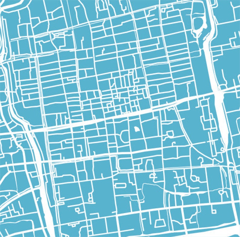 Suzhou Map Print - China Poster Art - 苏州 - Etsy