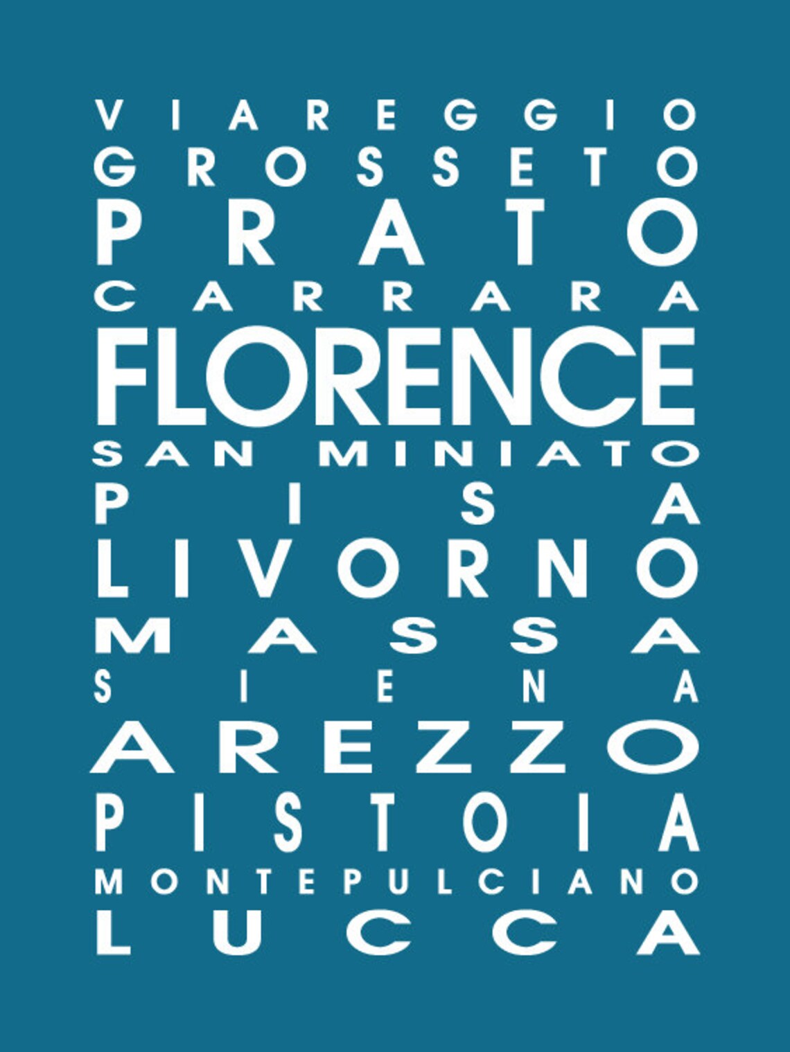 Tuscany, Italy Bus Roll - Toscana, Italia Arte - Etsy