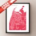 Bunbury Map - Australia Print - Etsy