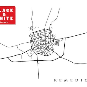 Remedios Map Print - Cuba Poster - Etsy