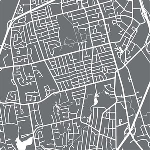 Wethersfield, CT Map Print - Etsy