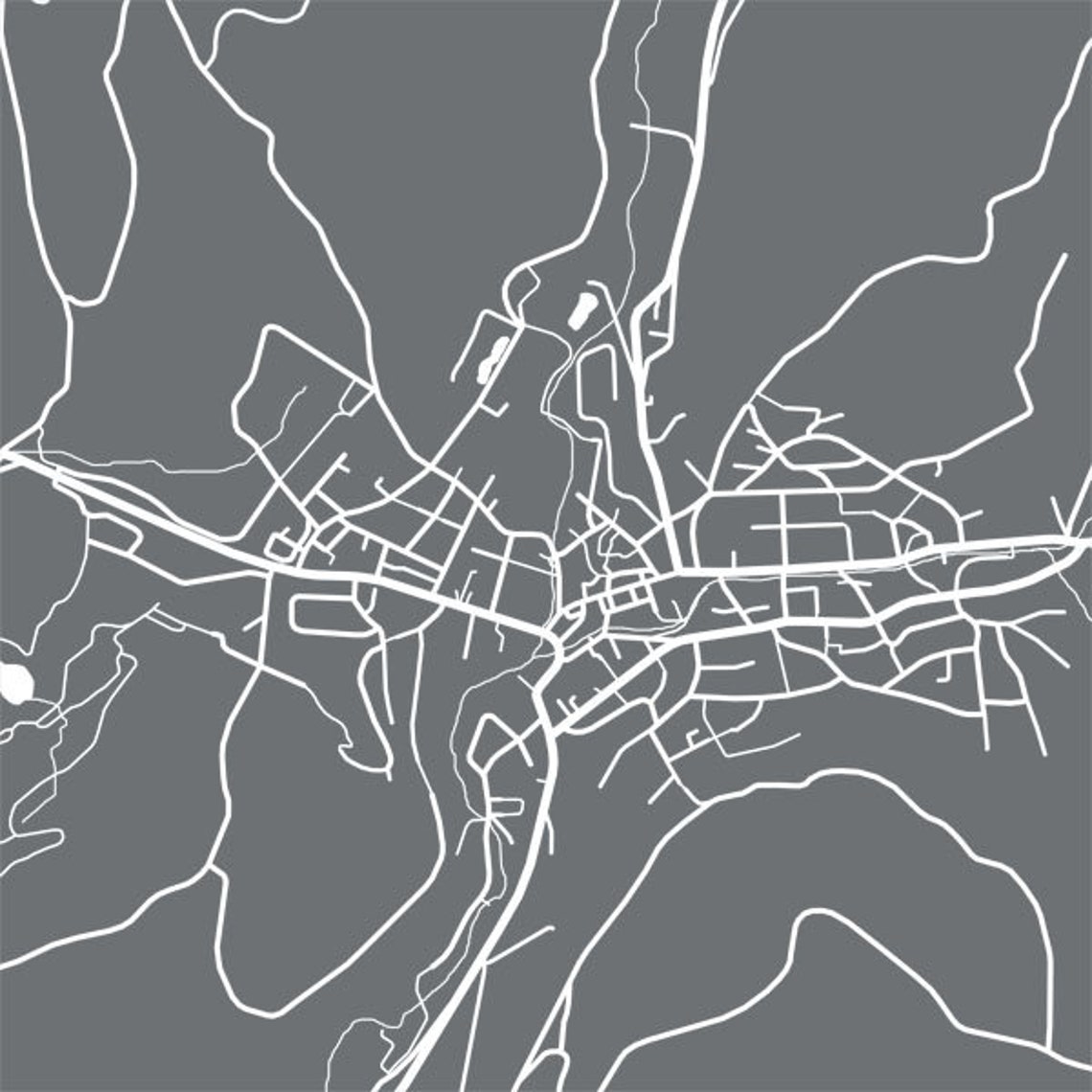 Kandern Map Germany Poster Print - Etsy