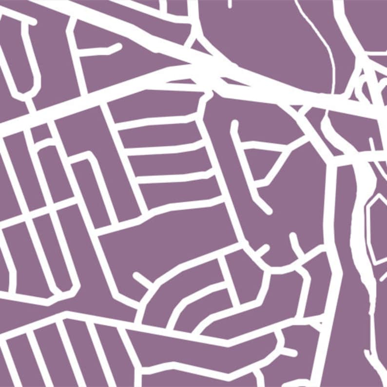 Paramus Map Print New Jersey Poster NJ Home Decor | Etsy