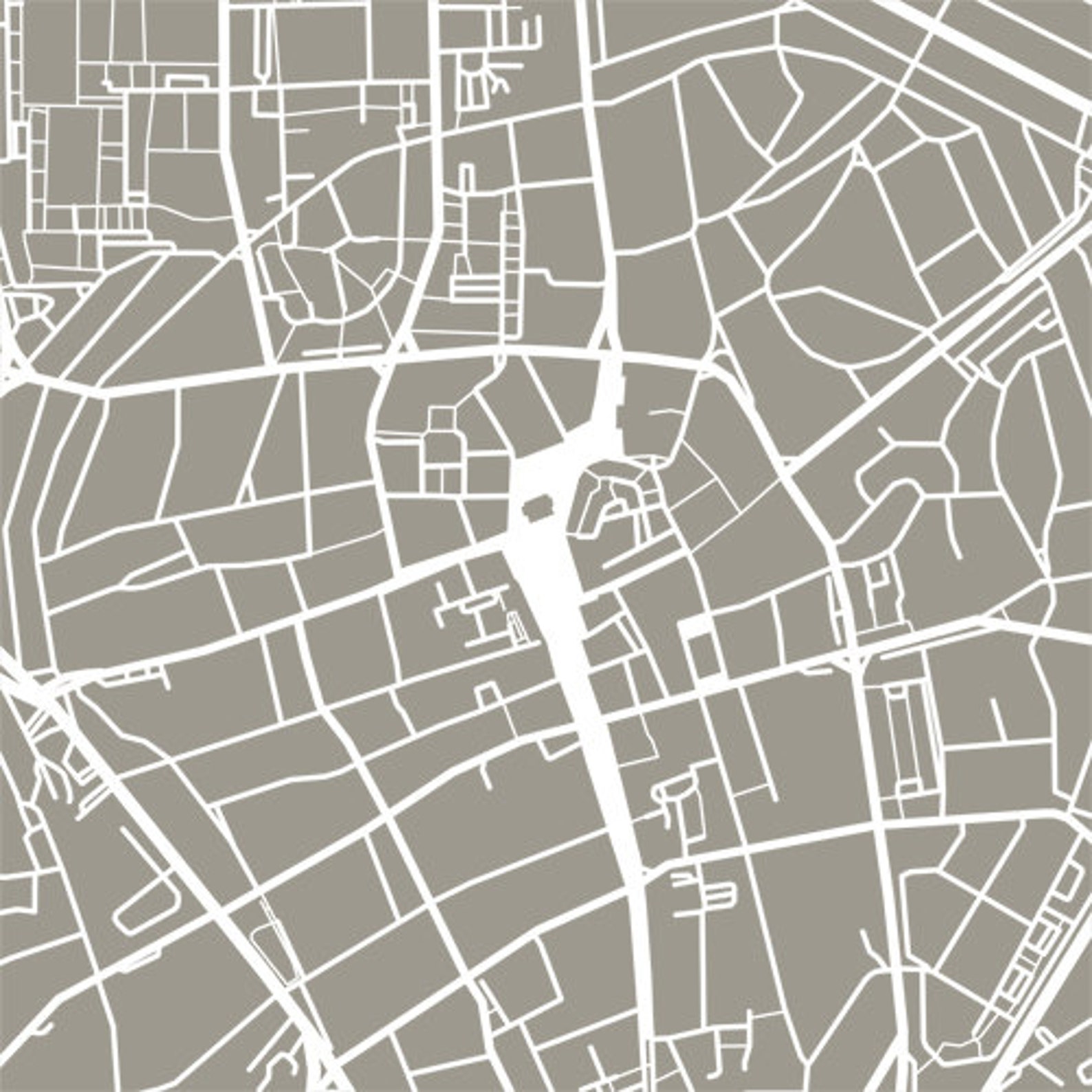 Debrecen Hungary Map Print - Etsy