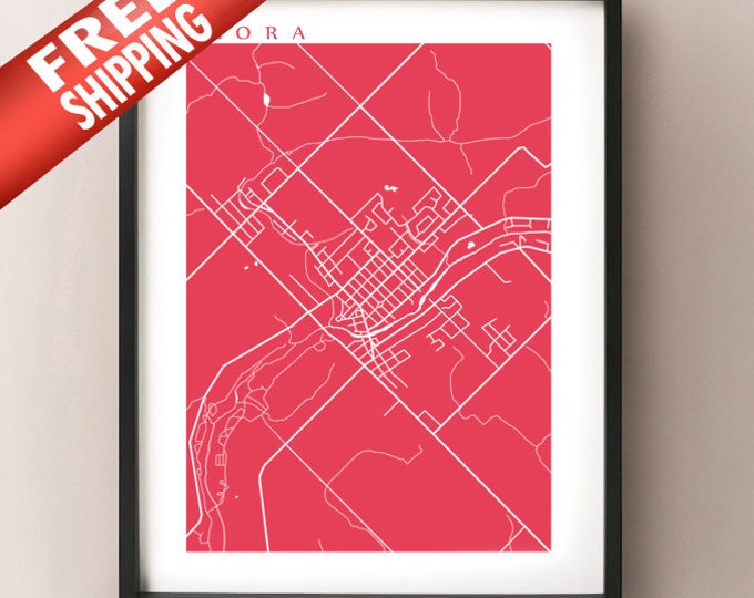 Elora Map Print - Etsy
