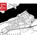 Campbellton Map - New Brunswick Art Poster - Etsy