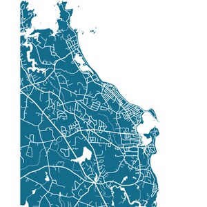 Scituate, MA Map Print - Massachusetts Poster - Etsy