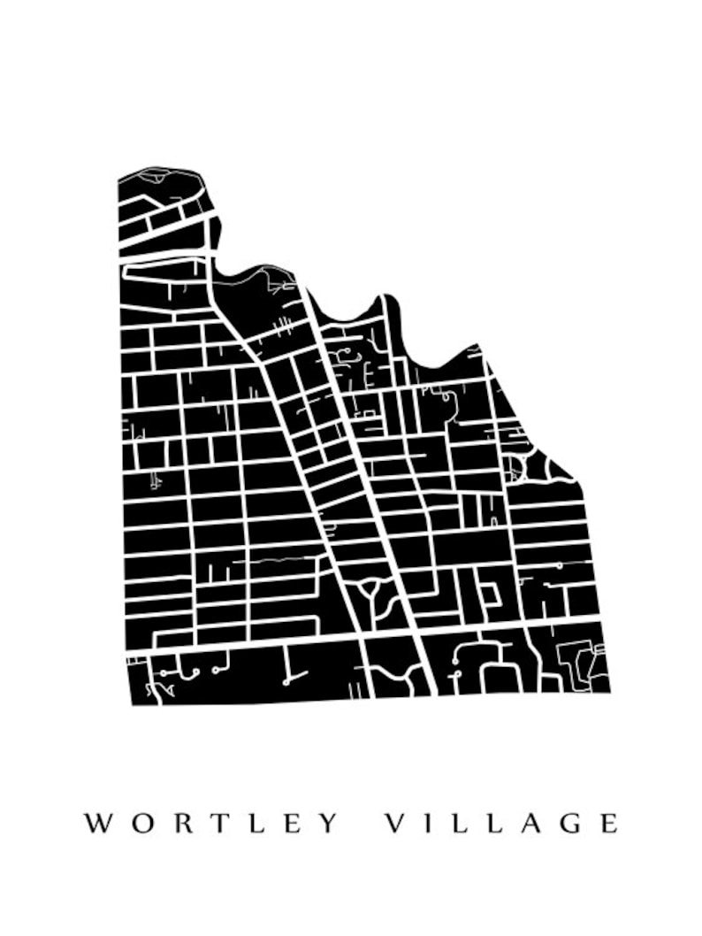 Wortley Village Old South London ON Neighbourhood Map - Etsy Canada