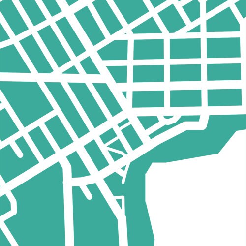 Barrie Map Print Ontario Art Poster | Etsy