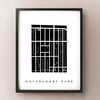 Trinity Bellwoods Map Toronto Neighbourhood Art Print - Etsy