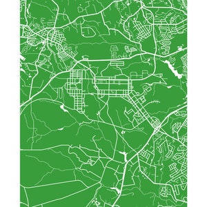 Fort Gordon Map Print - Georgia Poster - Etsy