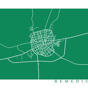 Remedios Map Print - Cuba Poster - Etsy
