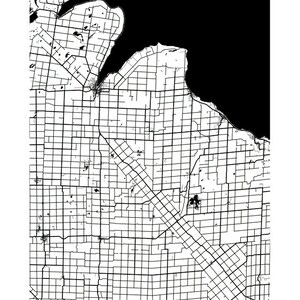 Grey County Map Print - Ontario Art - Canada Poster - Choose Size and ...