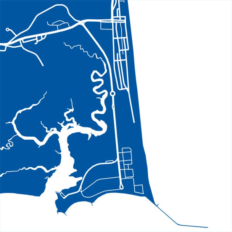 Salisbury Beach Massachusetts Map Print - Etsy