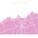 Sutton Map Print - Georgina, Ontario Art Poster - Etsy