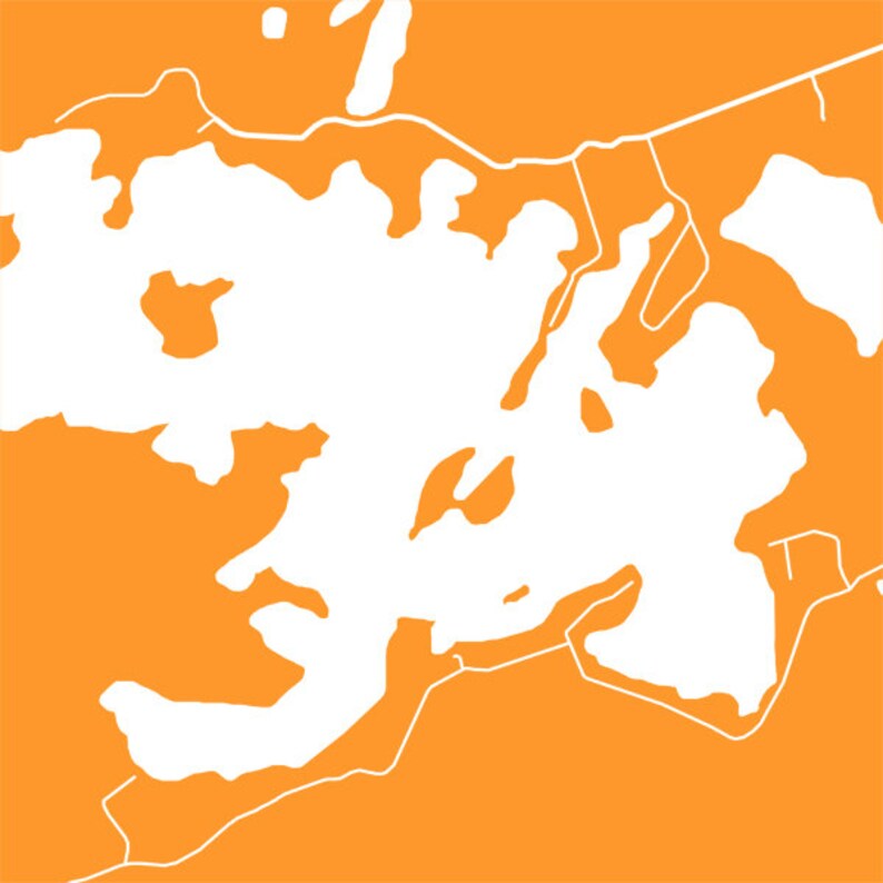 Horn Lake - Parry Sound District, Ontario Map Print - Etsy