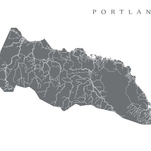 Portland Parish Map Print - Jamaica Poster - Etsy