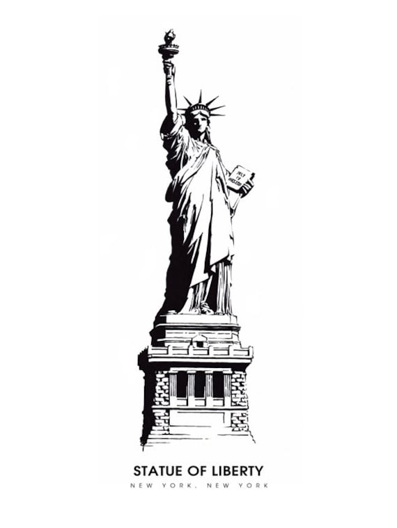 Statue Of Liberty To Draw