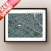 Kitchener Map Print - Ontario, Canada Art Poster - Etsy Canada