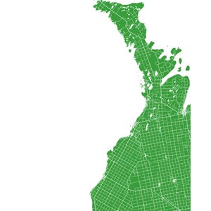 Bruce County, ON Map - Ontario Lake Huron Print - Etsy