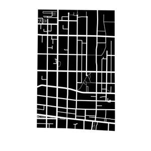 Beasley Map - Hamilton Neighbourhood Art Print - Etsy